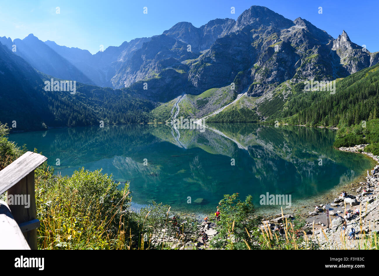 Morskie Oko - view Stock Photo - Alamy
