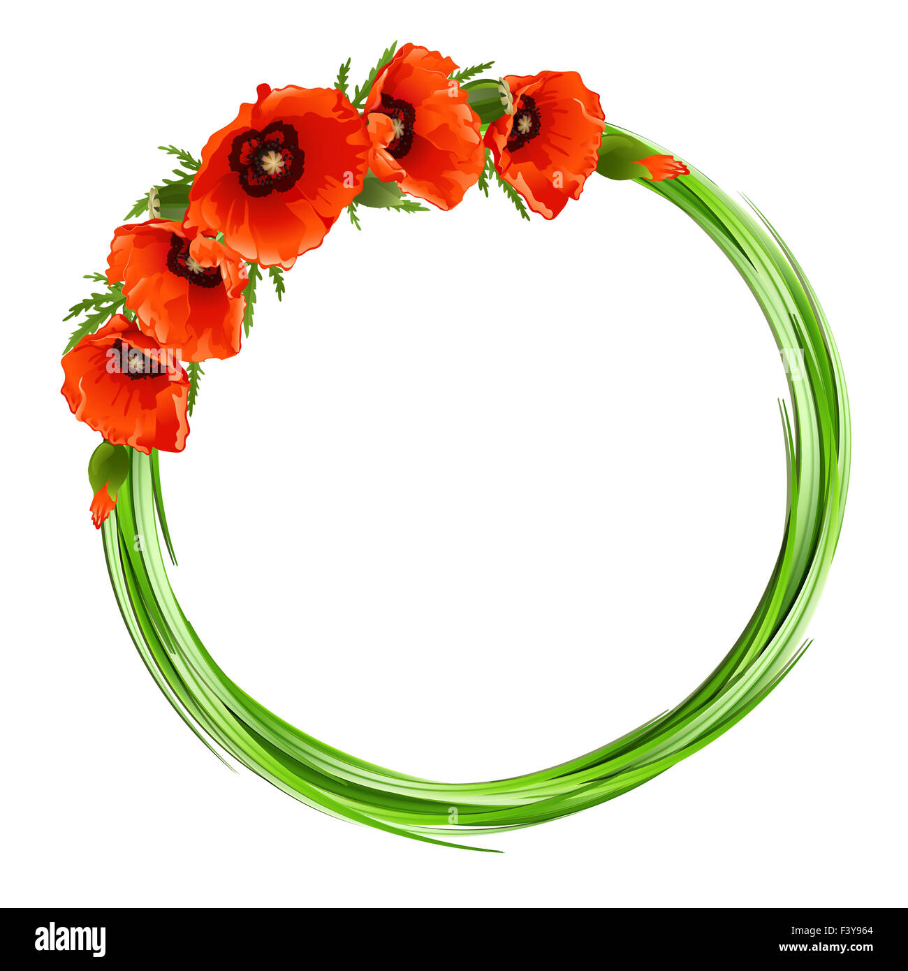 Pretty red frame Cut Out Stock Images & Pictures - Alamy