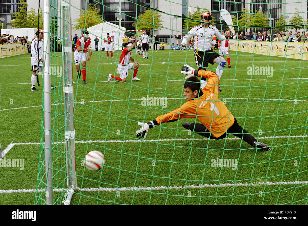 Blind footballer hi-res stock photography and images - Alamy