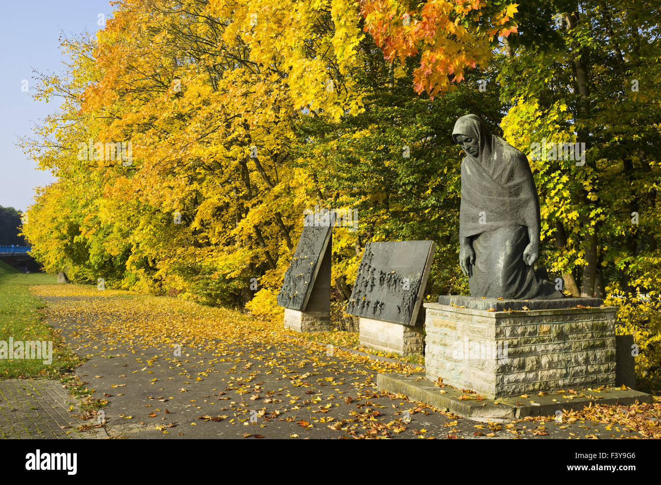 Memorial to the victims of the death march Stock Photo - Alamy