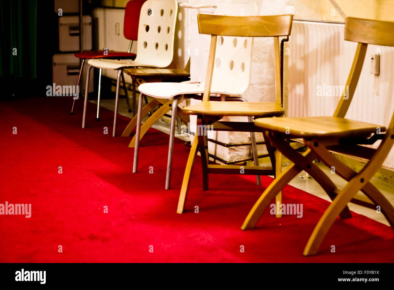 Chair row hi-res stock photography and images - Alamy
