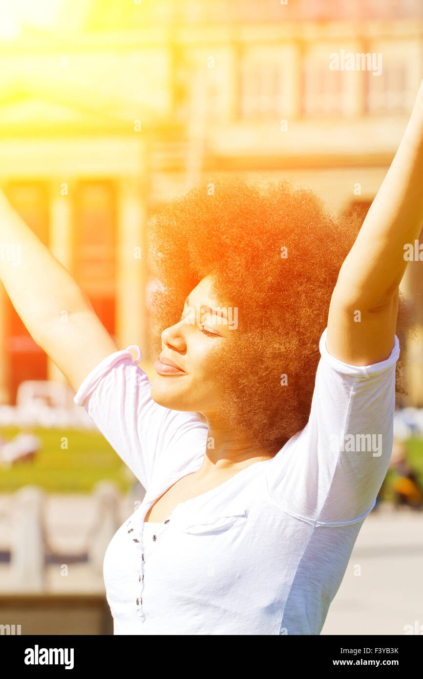 Happy sun flower hi-res stock photography and images - Alamy