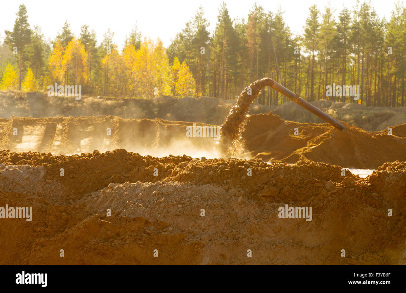 water emission from a pipe Stock Photo - Alamy