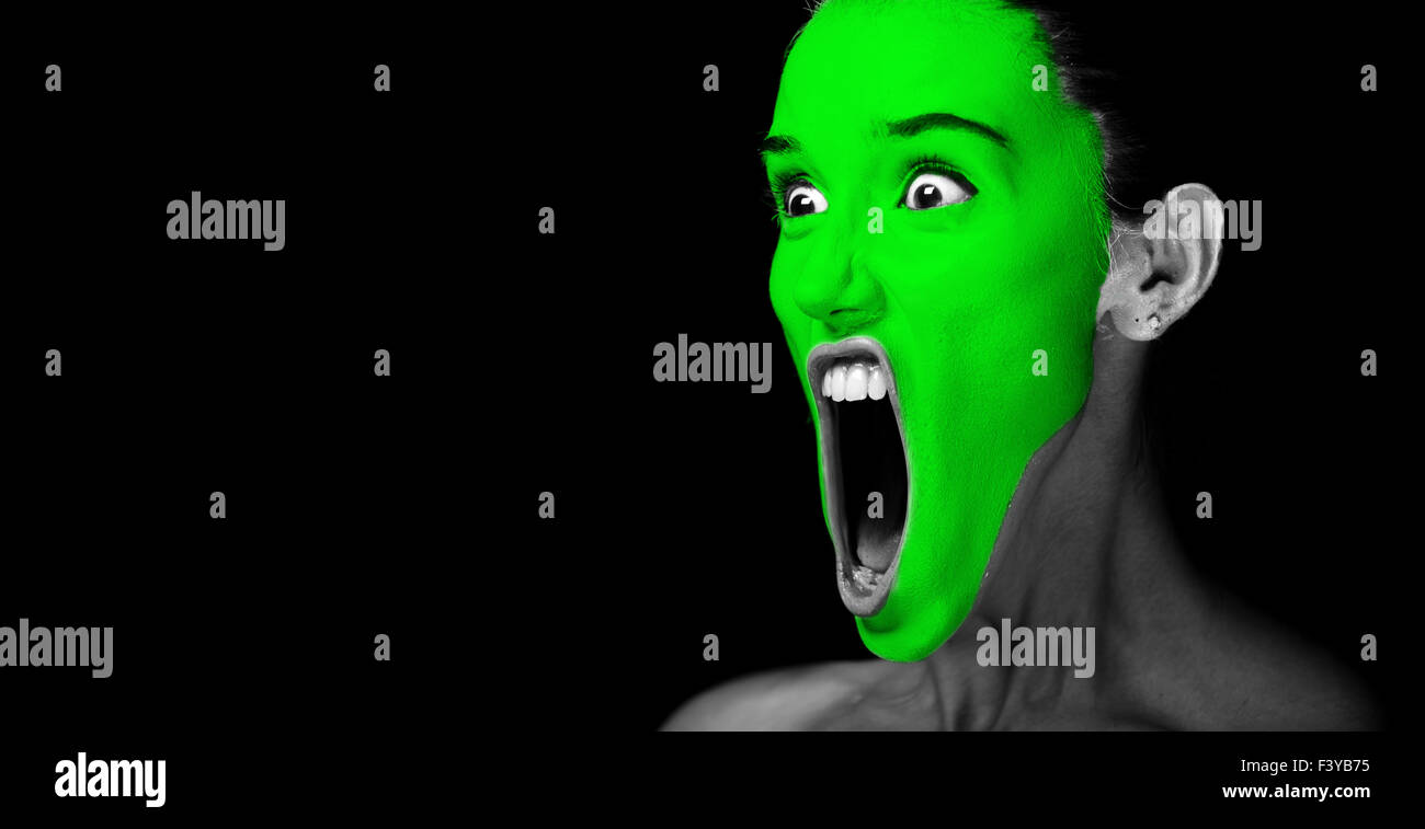 Green shout hi-res stock photography and images - Alamy