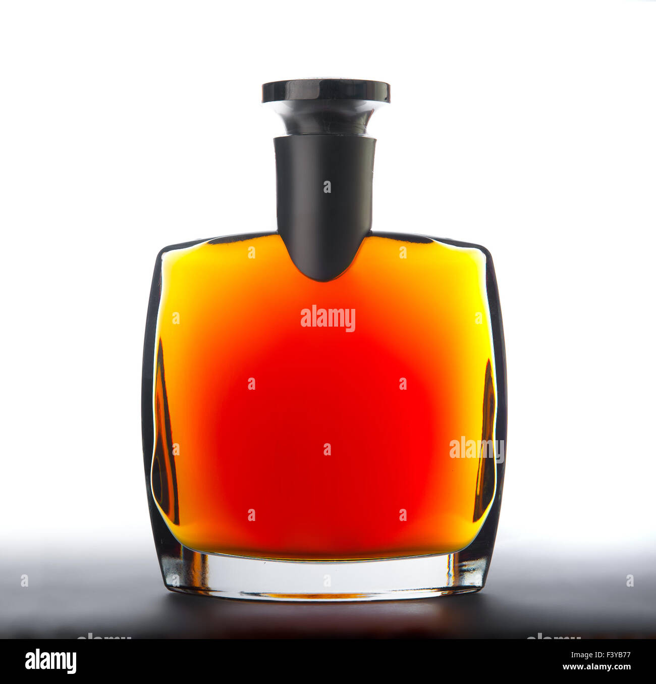 The bottle of brandy (cognac Stock Photo - Alamy