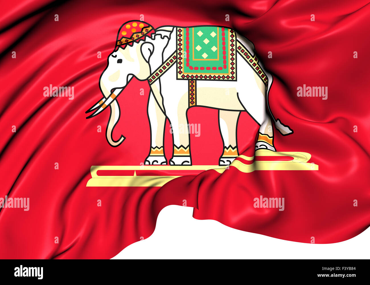 State Flag of Siam Stock Photo - Alamy