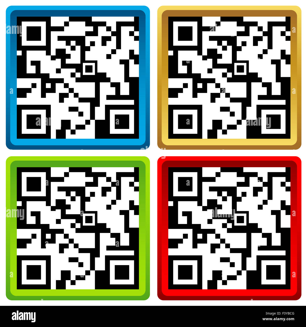 QR code set Stock Photo - Alamy
