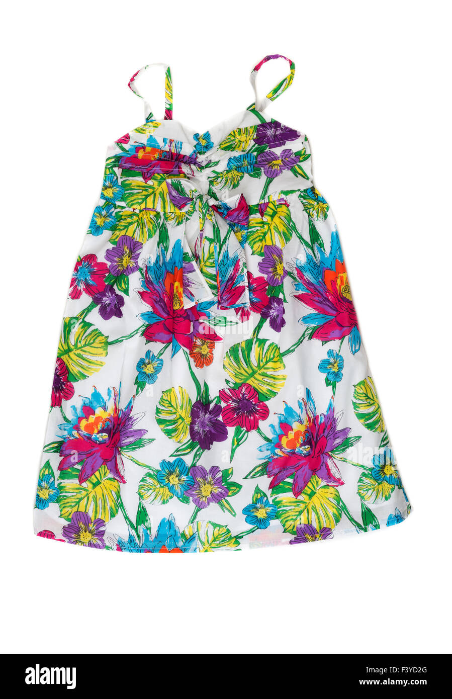 Yellow print dress Cut Out Stock Images & Pictures - Alamy