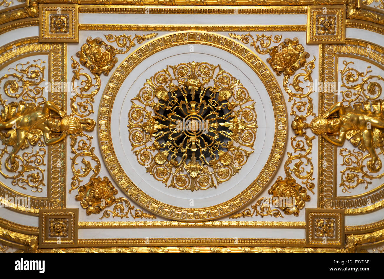 Golden ceiling hi-res stock photography and images - Alamy