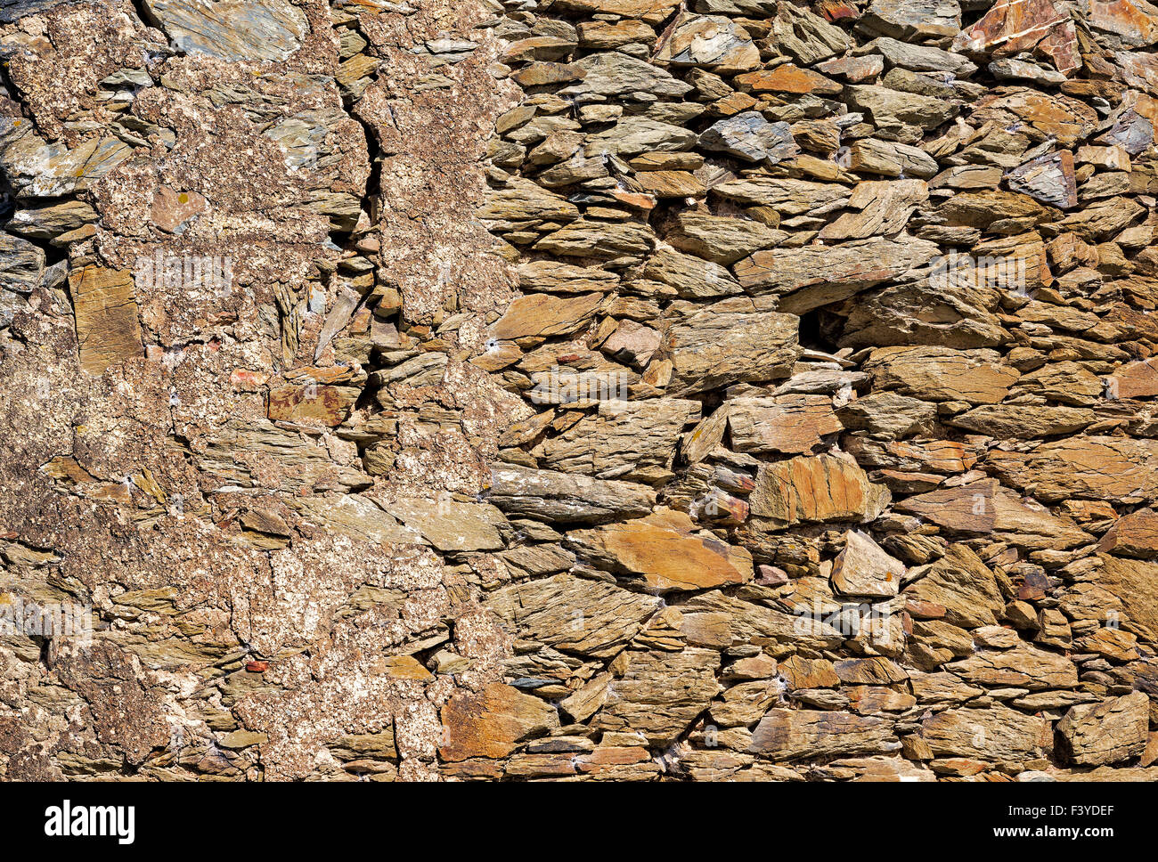 Pattern of Old Stone Wall Surface Stock Photo - Alamy