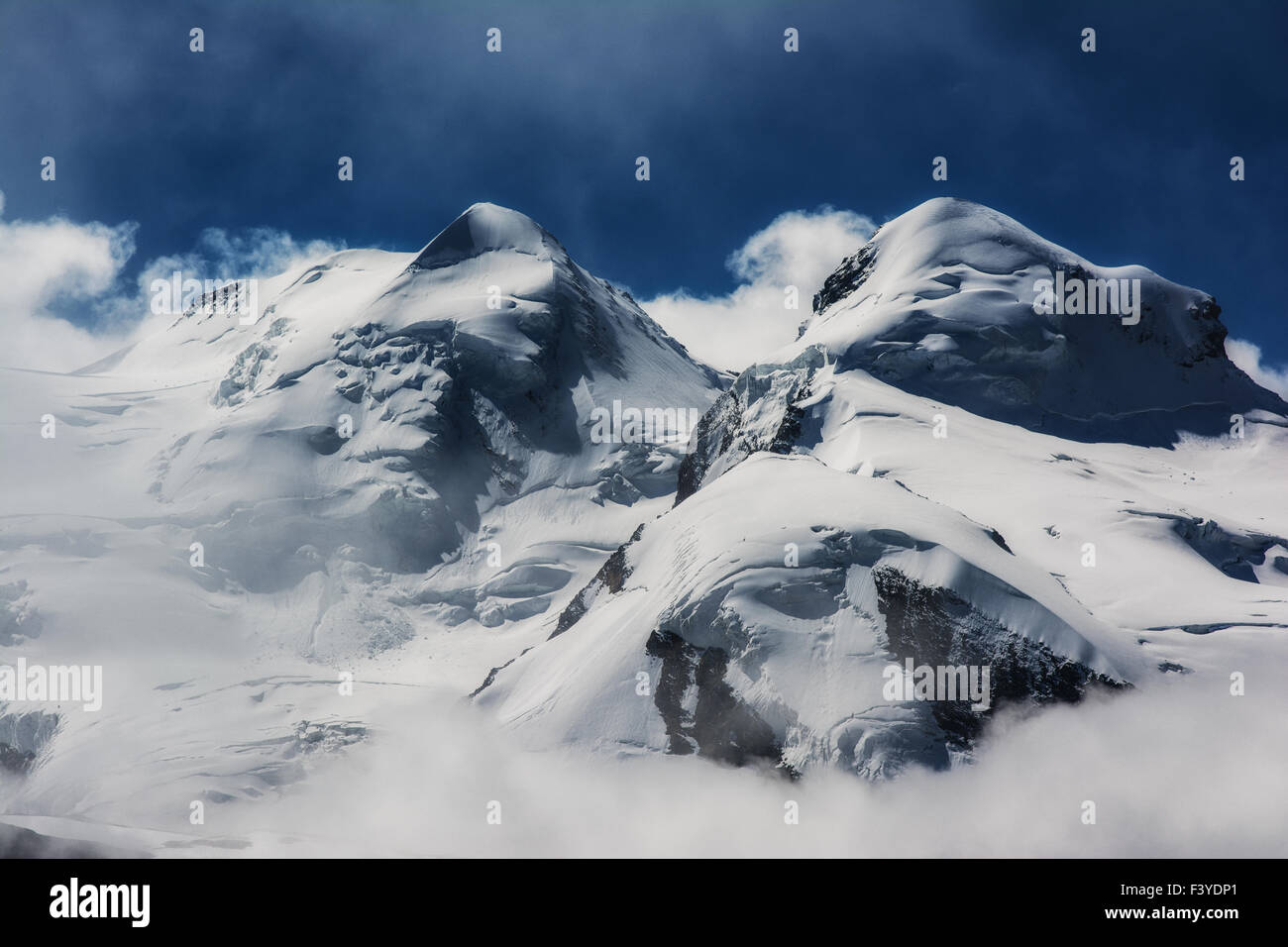 monte rosa area Stock Photo - Alamy