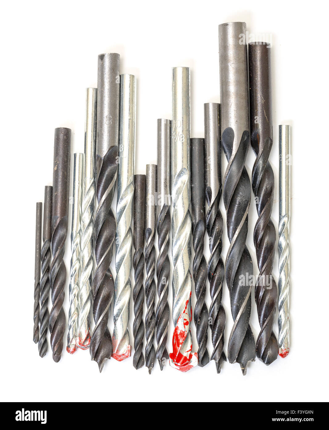 Set of Drill Bits Stock Photo - Alamy