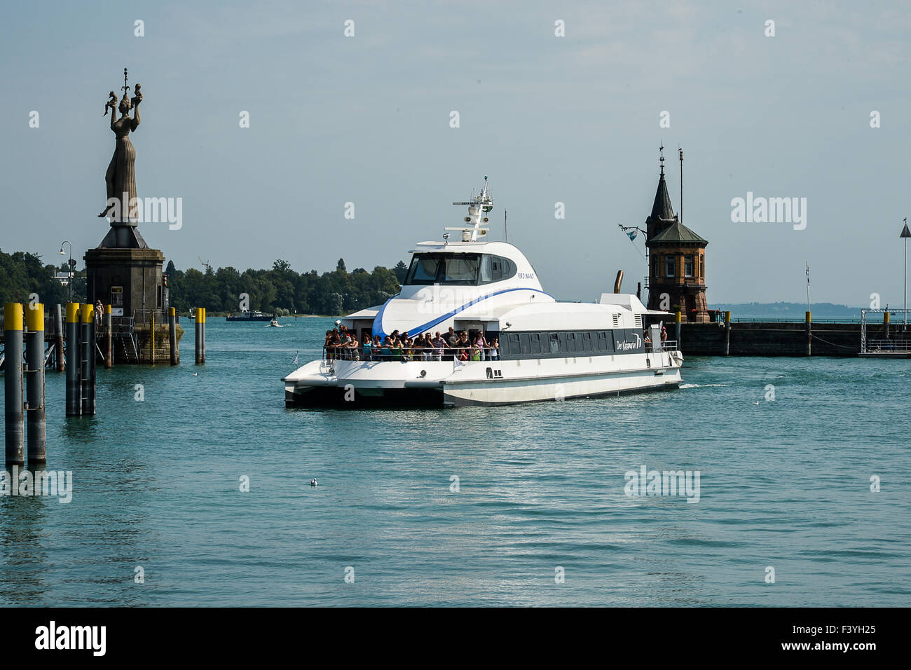 shipping lake constance Stock Photo - Alamy
