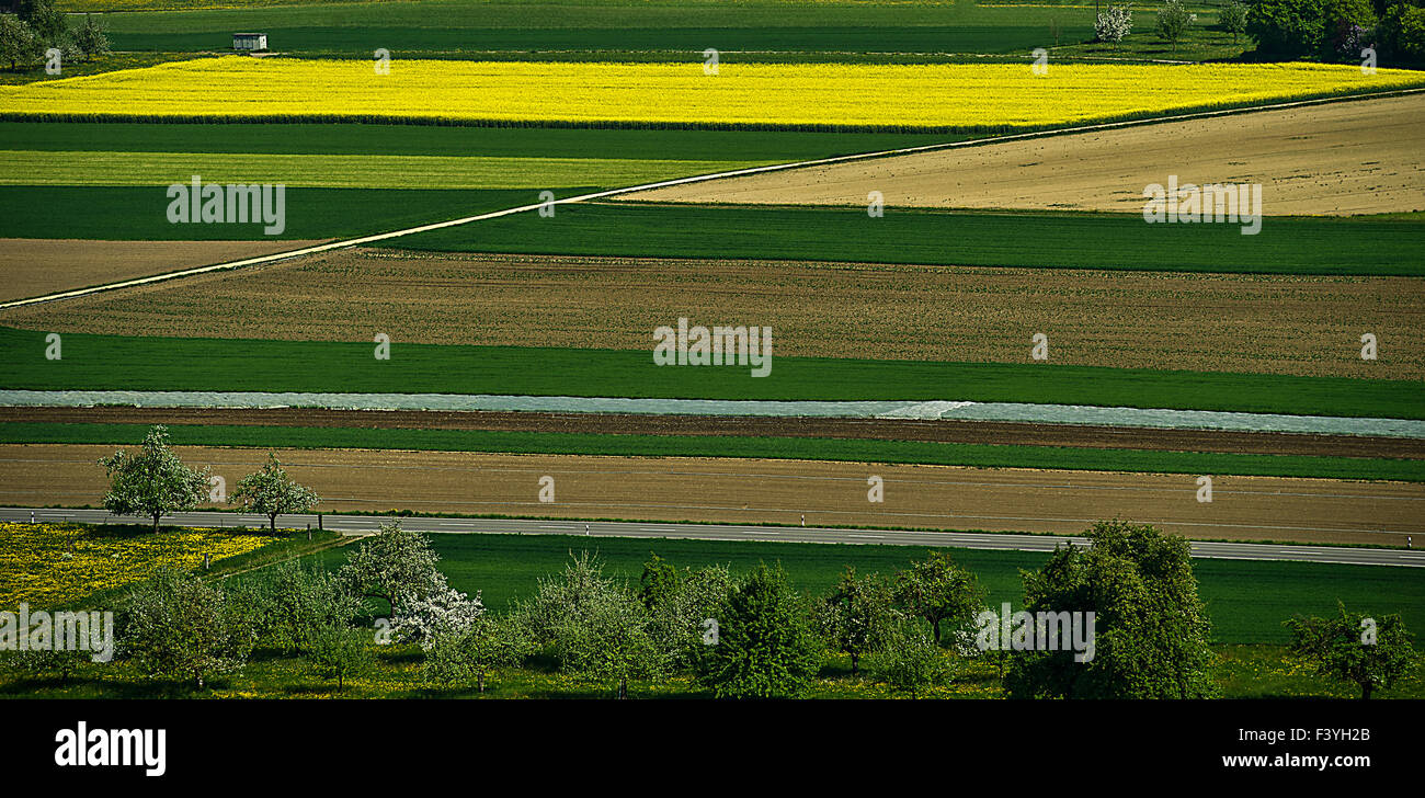 field structures Stock Photo - Alamy