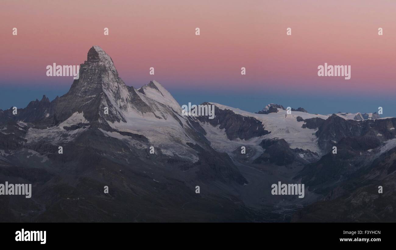 Matterhorn summer dawn hi-res stock photography and images - Alamy