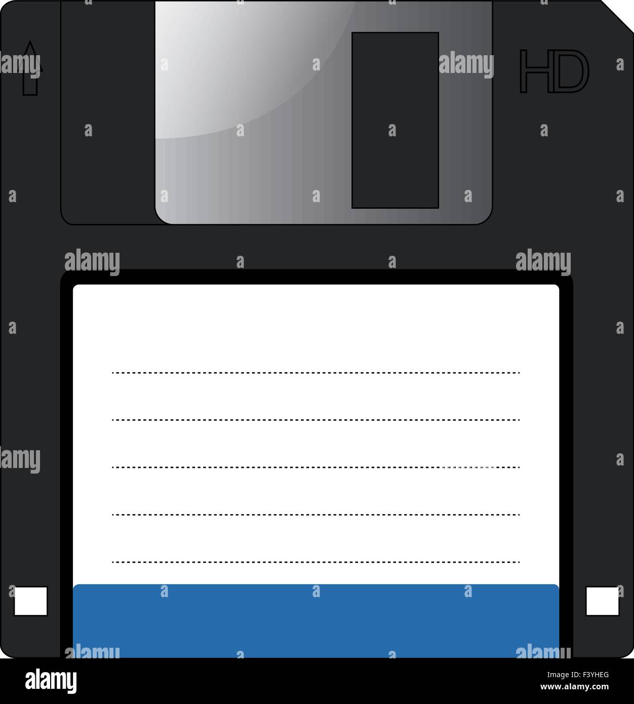 Floppy disc vector on isolated white background Stock Vector Image ...