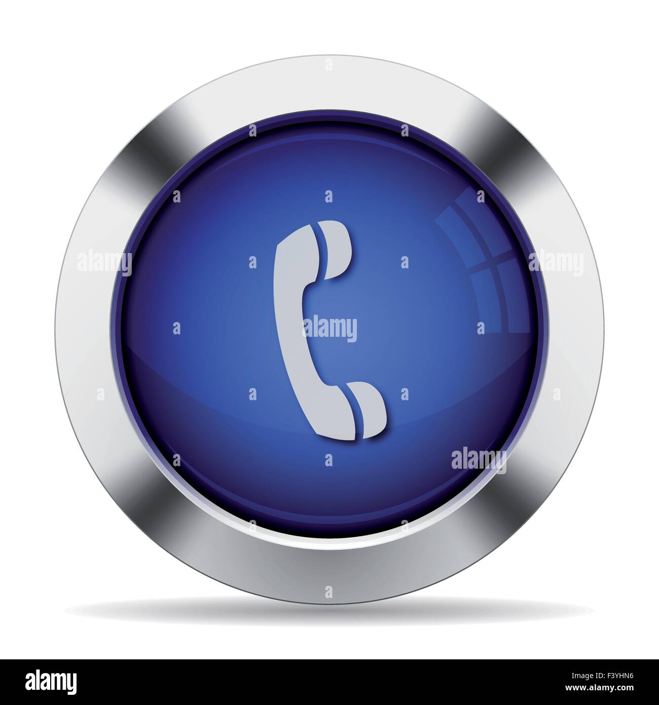 Contact blue glossy icon Cut Out Stock Images & Pictures - Alamy