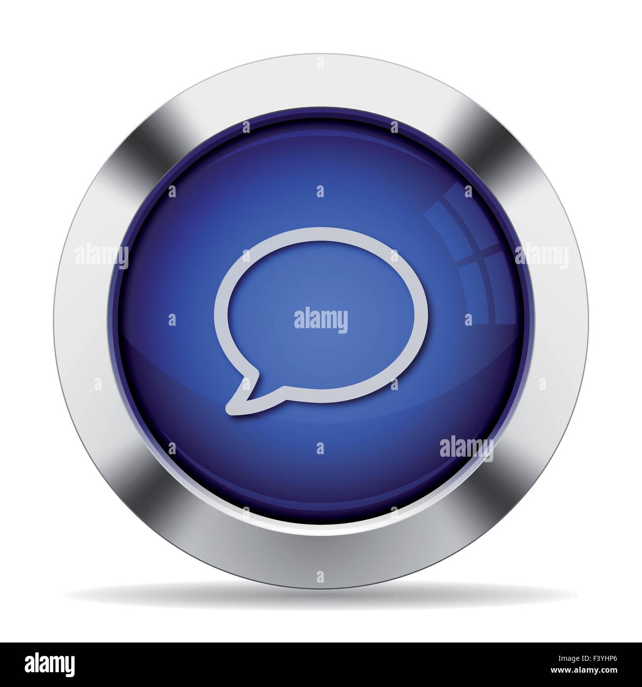 Chat button Stock Vector Images - Alamy