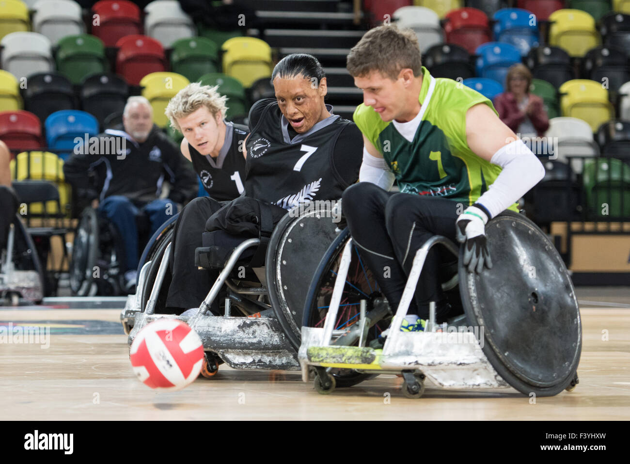 World Wheelchair Rugby Challenge 2015 RSA vs NZL. New Zealand "Wheel ...
