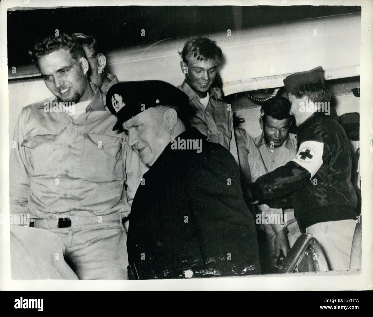 Jan. 10, 1968 - The joy of reunion as the five Famir survivors arrive ...