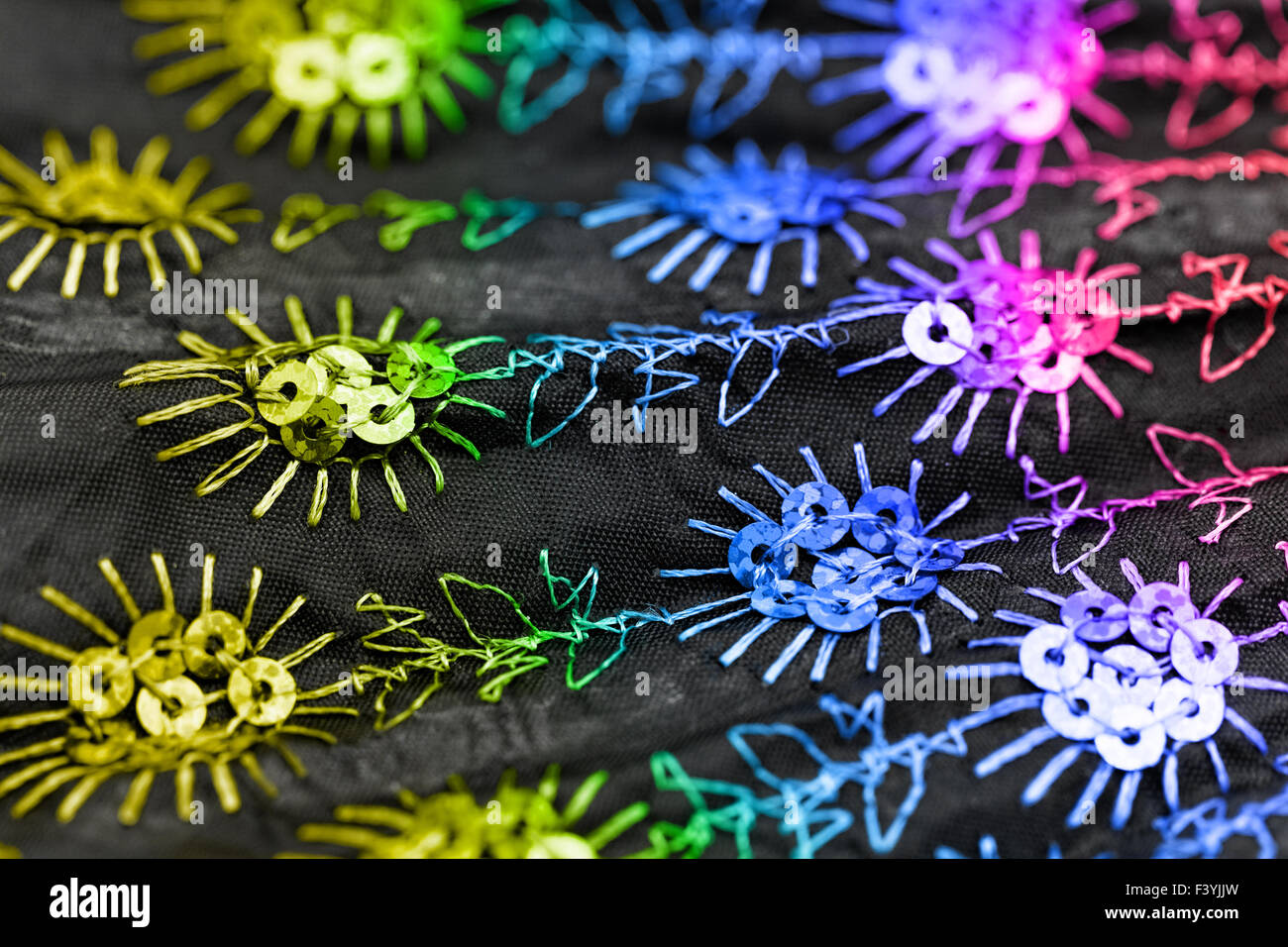 Photo of a beautiful and colorful fan Stock Photo - Alamy