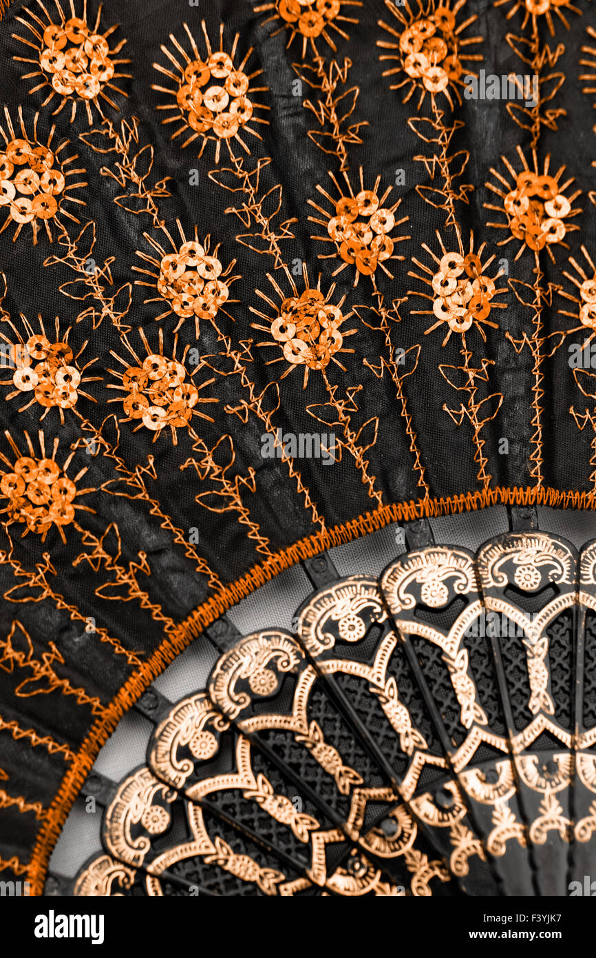 Photo of a beautiful and colorful fan Stock Photo - Alamy