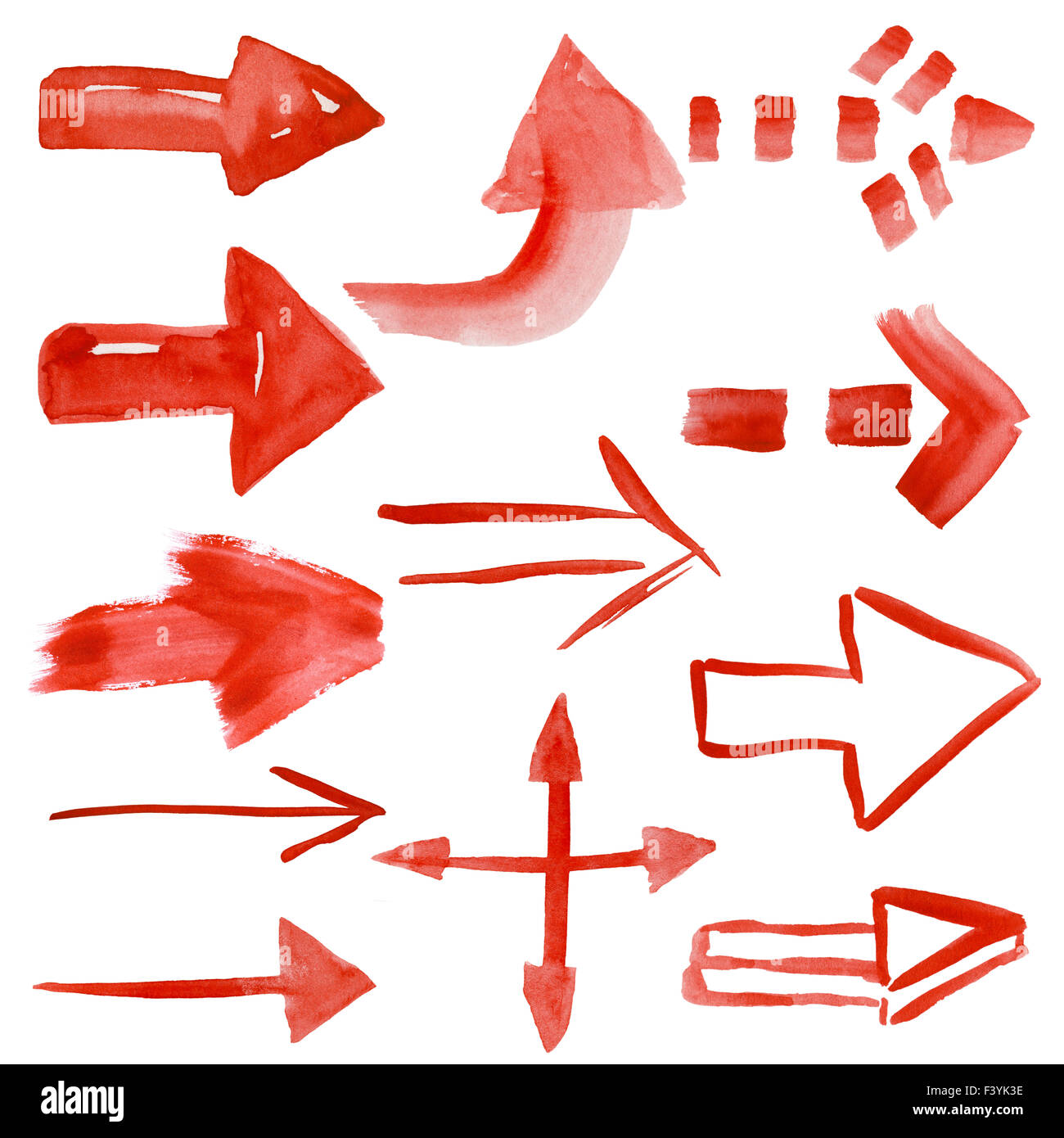 Hand drawn style arrows hi-res stock photography and images - Alamy