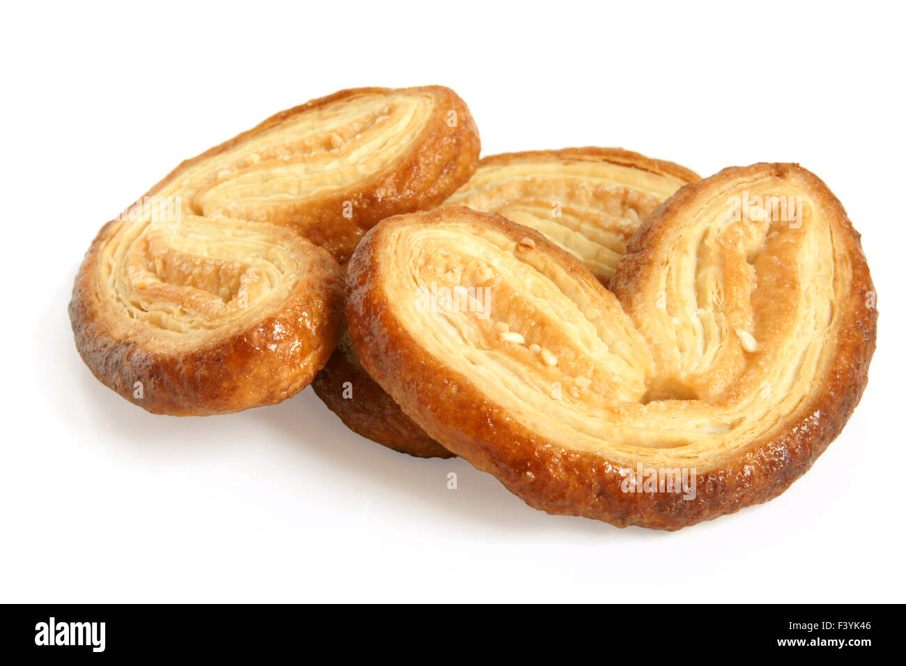 Sweet puff pastry cookies hi-res stock photography and images - Alamy