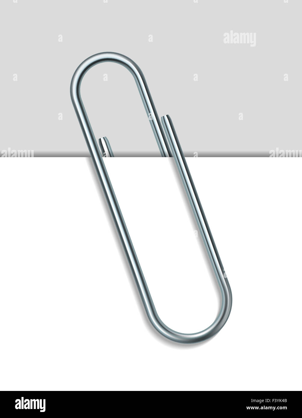 Blank paper paperclip hi-res stock photography and images - Alamy