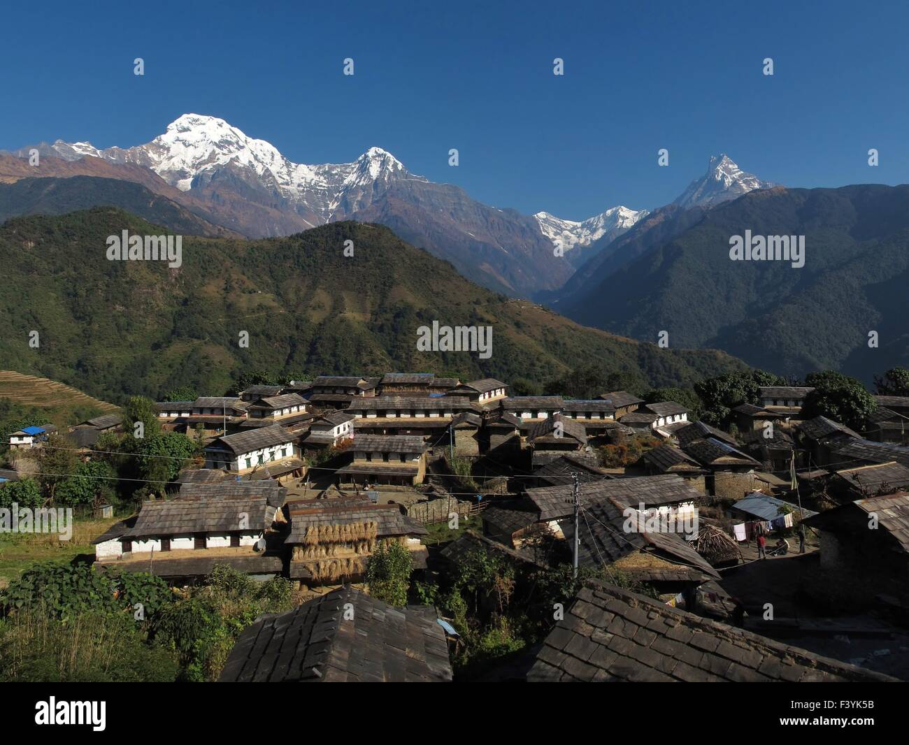 Famous village Ghandruk Stock Photo - Alamy