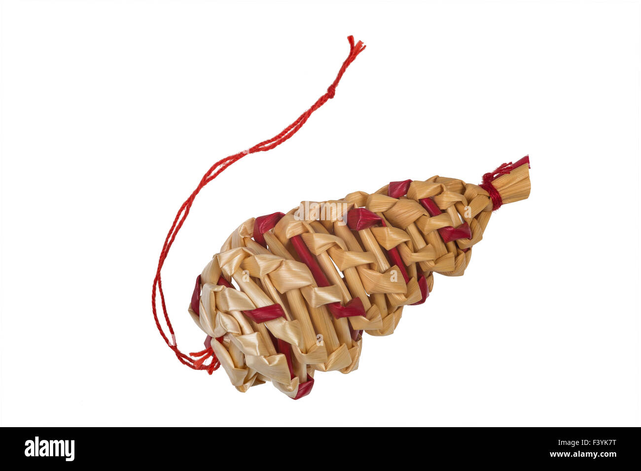 Straw fir cone Stock Photo - Alamy