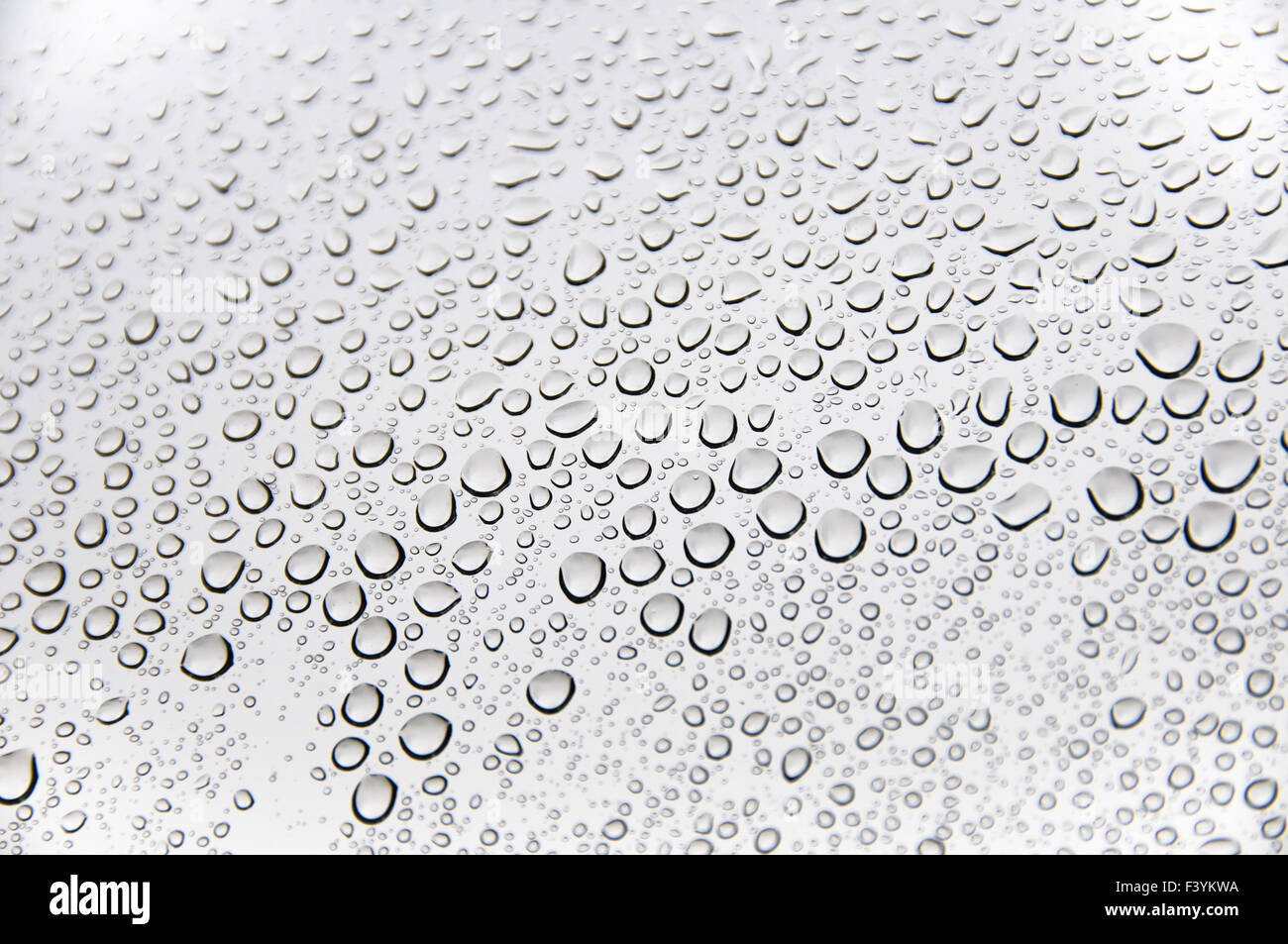 Background of water drops on glass Stock Photo - Alamy