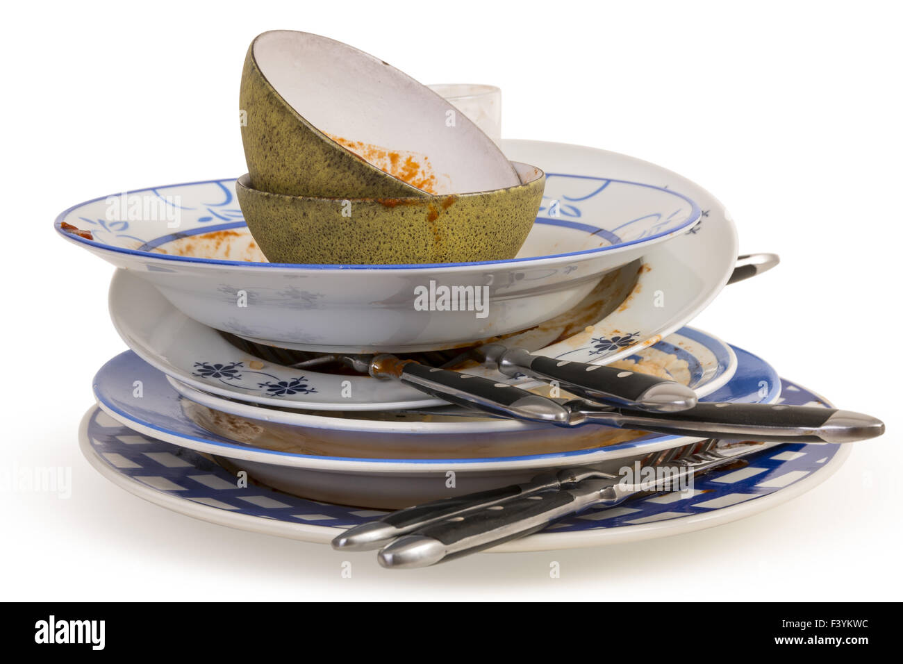 Dirty dinnerware hi-res stock photography and images - Alamy