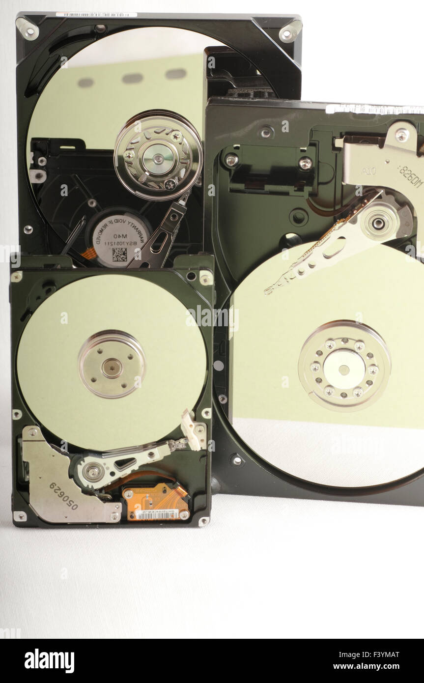 details of hard disk drive open Stock Photo - Alamy