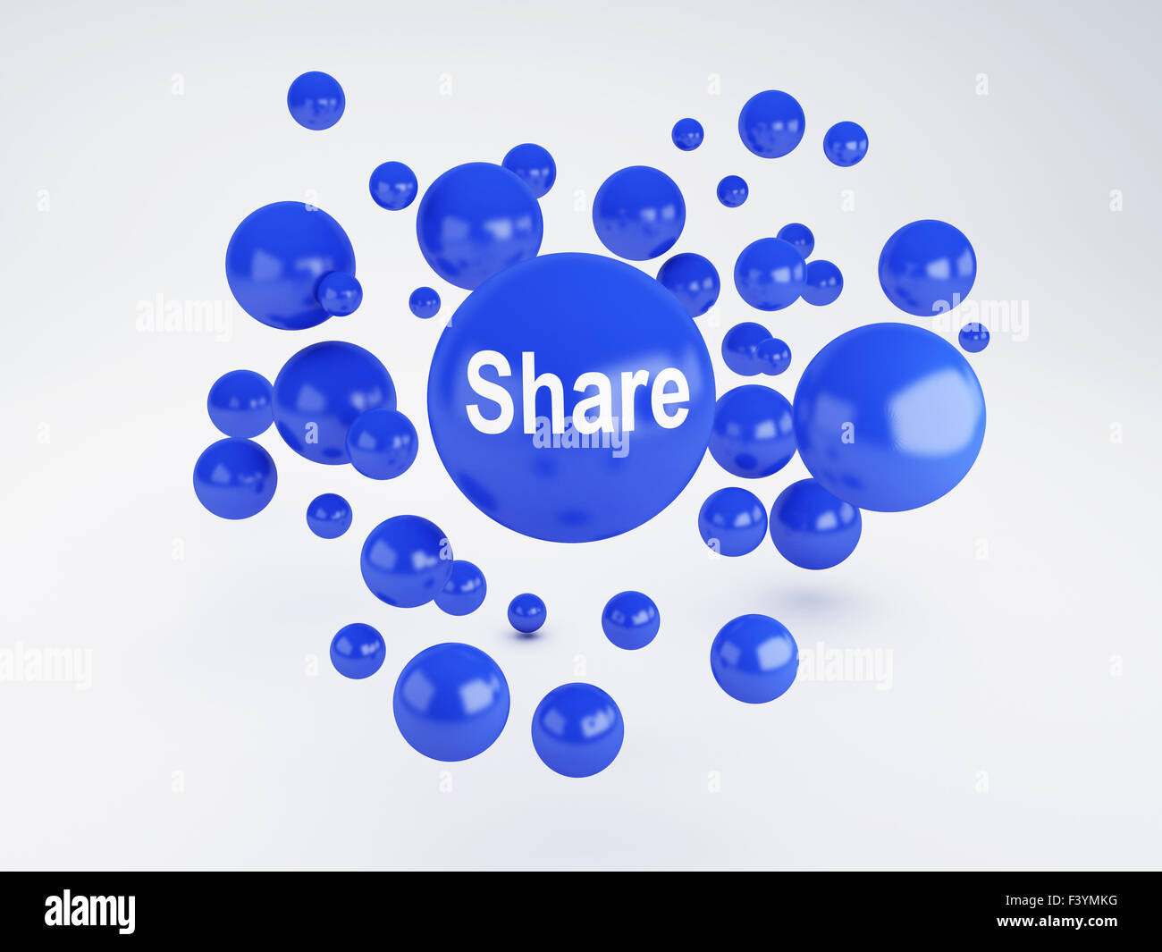 share sign. Social network concept Stock Photo - Alamy