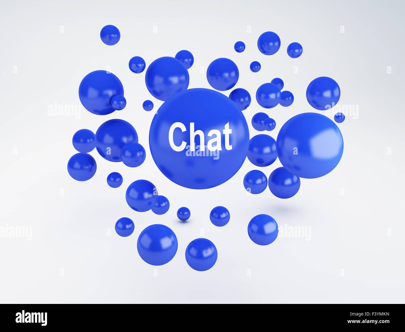 chat sign. Social network concept Stock Photo - Alamy