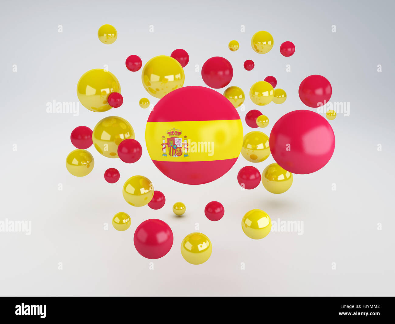 Spain flag icon round hi-res stock photography and images - Alamy