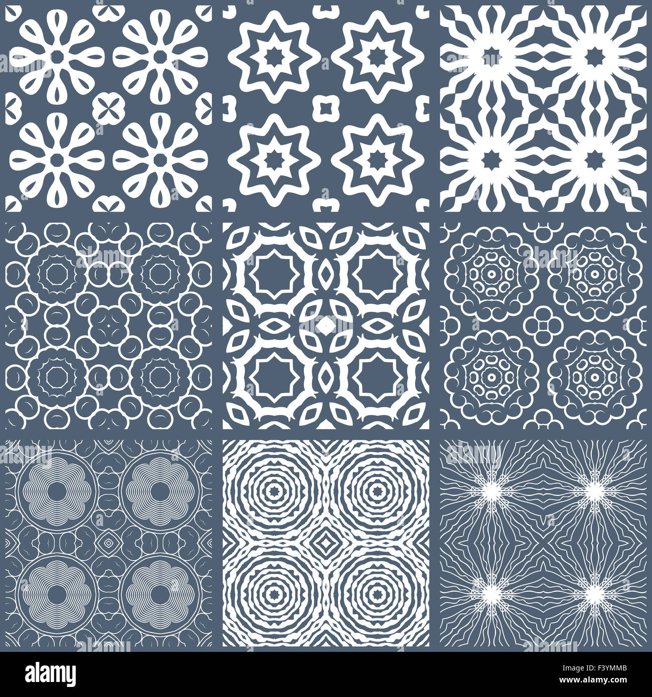 set of seamless tileable background patterns Stock Photo - Alamy