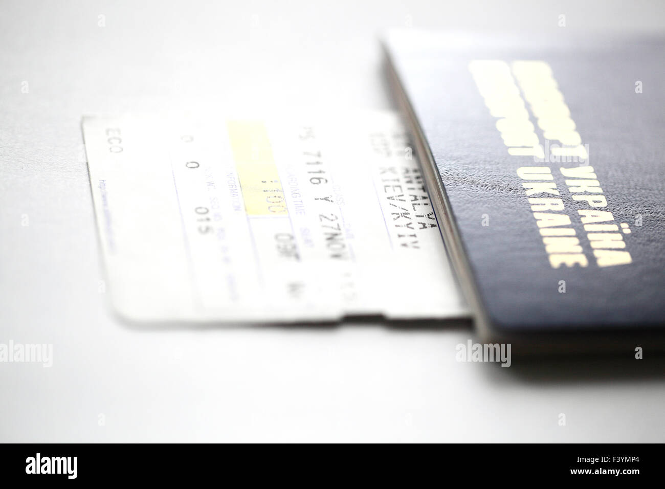 Airplane ticket stub hi-res stock photography and images - Alamy