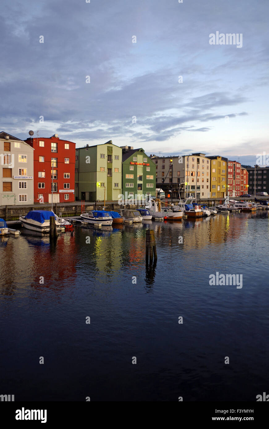 the city Trondheim Stock Photo - Alamy