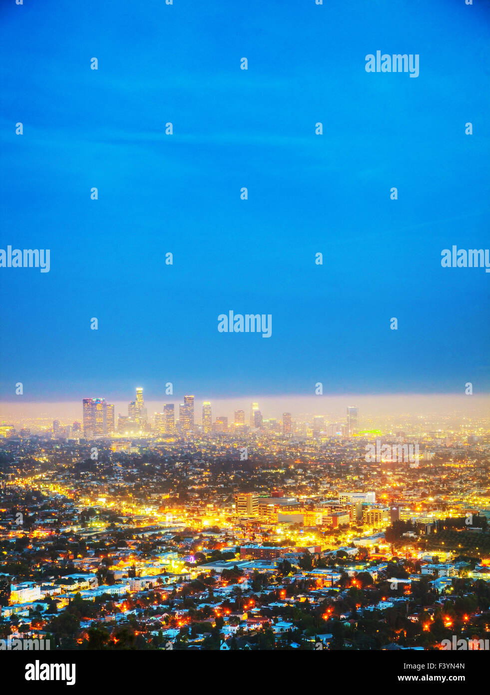 Los Angeles cityscape Stock Photo - Alamy