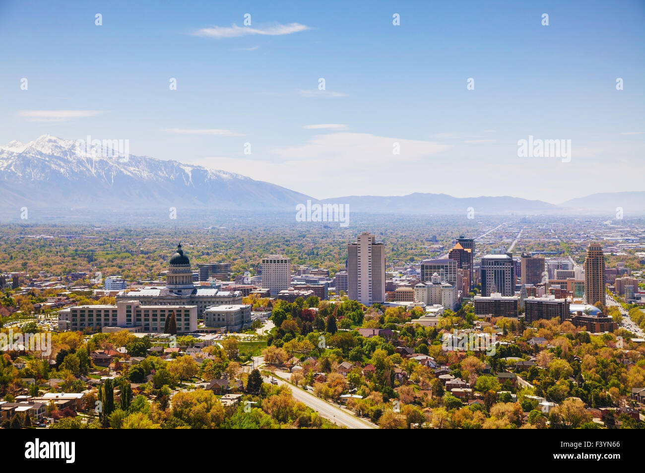 Salt lake city landscape hi-res stock photography and images - Alamy