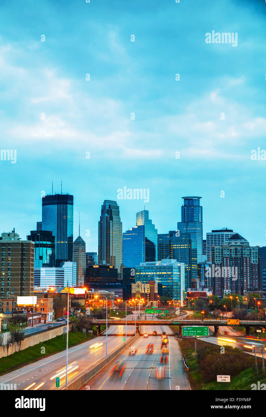 Downtown Minneapolis, Minnesota Stock Photo - Alamy