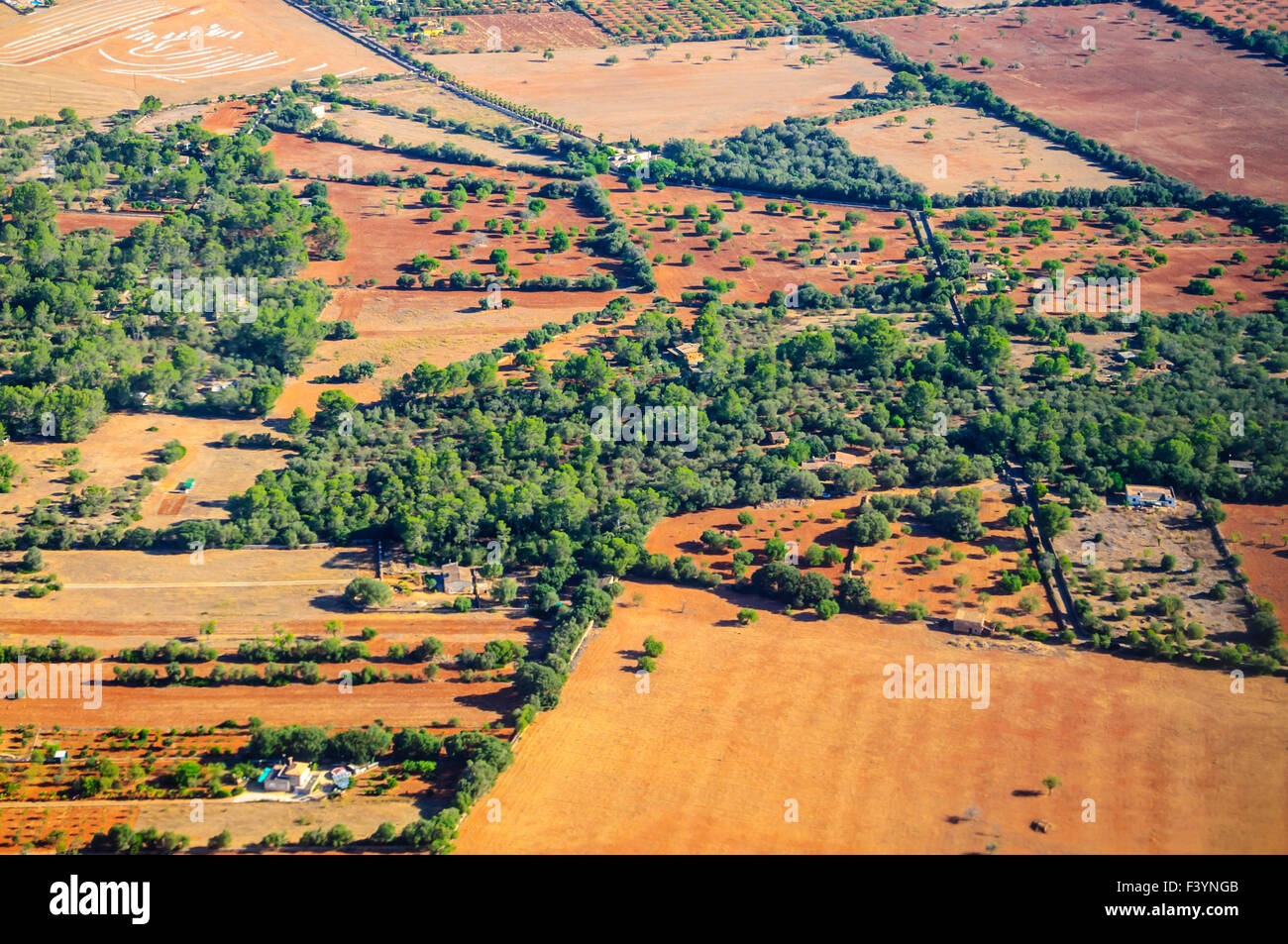 Mallorca landscape pattern Stock Photo - Alamy