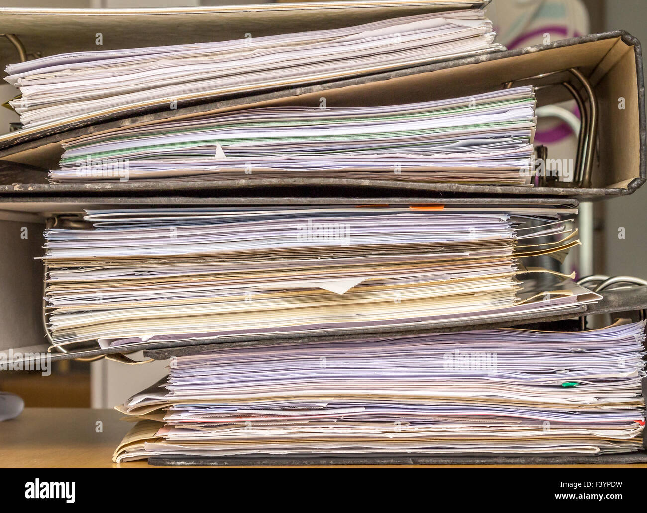 Stack of paper Stock Photo - Alamy