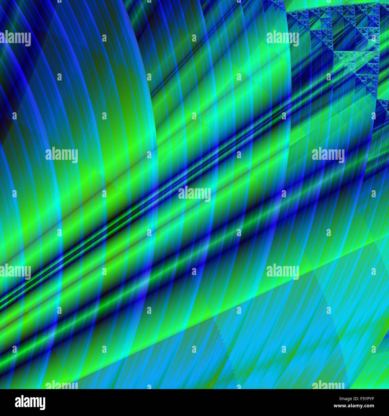 Gorgeous fractal colorful glass tiles in the style of computer graphics ...