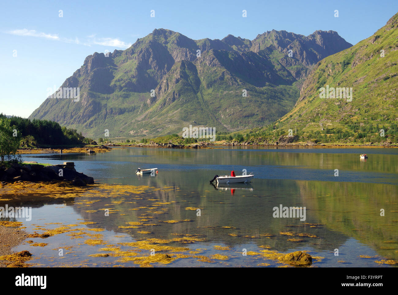 Traveling to the lofoten islands hi-res stock photography and images ...