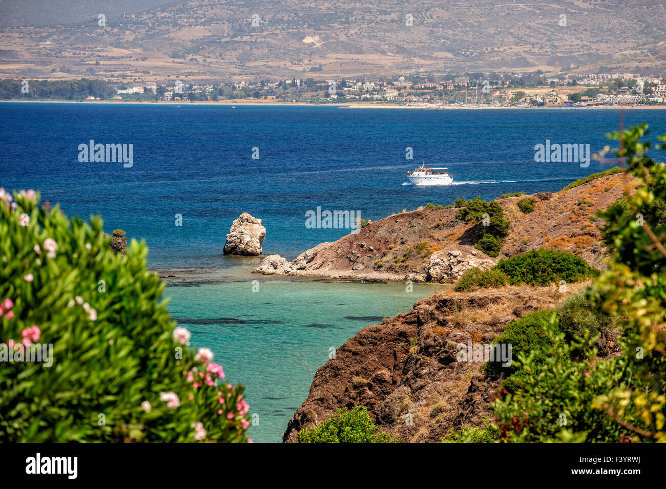 Summer sea coast on Cyprus Stock Photo - Alamy