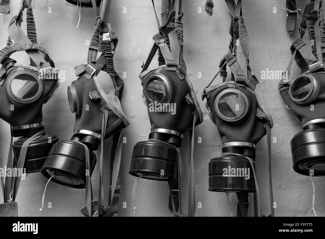 Vintage military gas mask Black and White Stock Photos & Images - Alamy