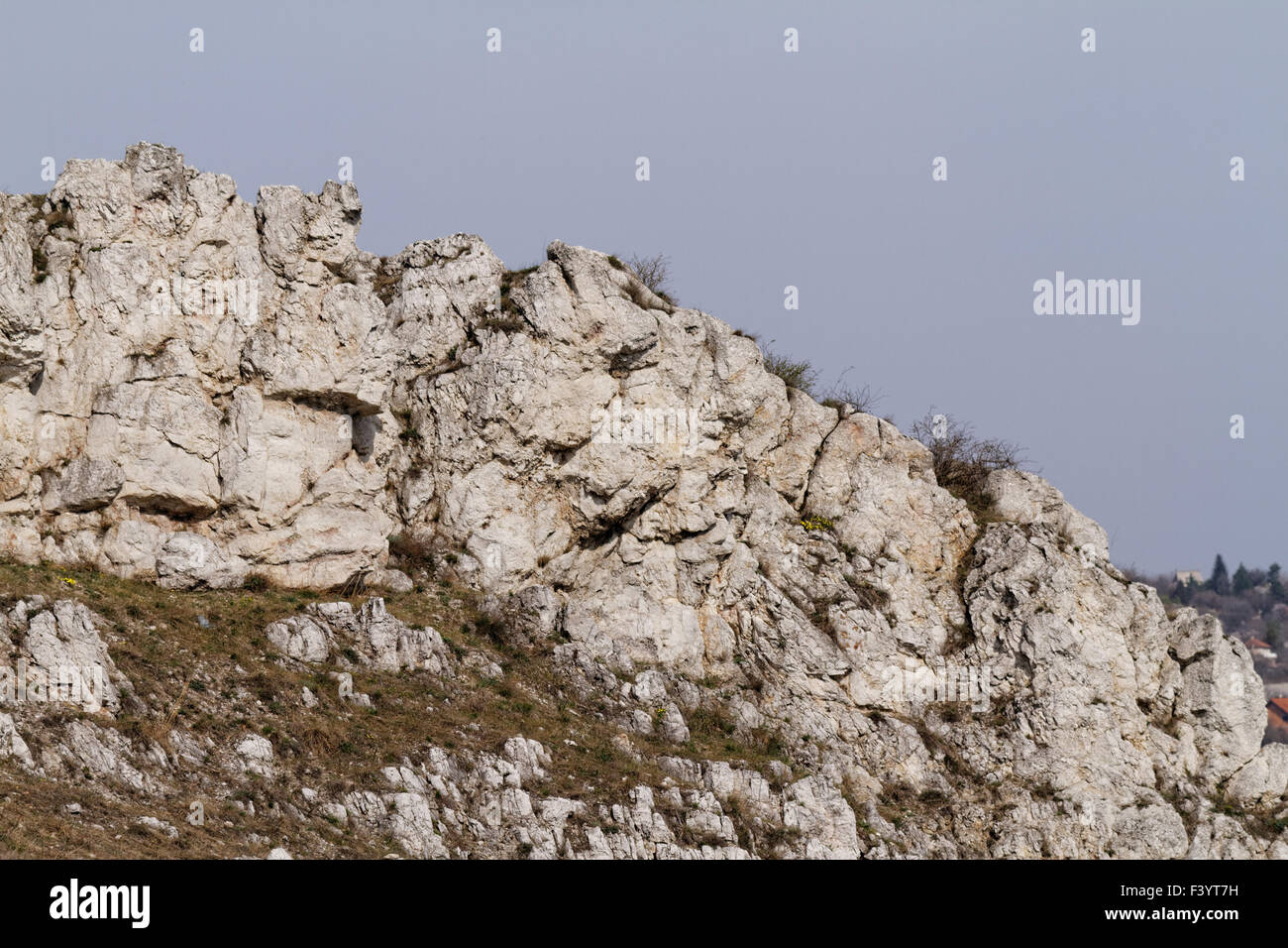 Photo of a beautiful big rock at spring Stock Photo - Alamy